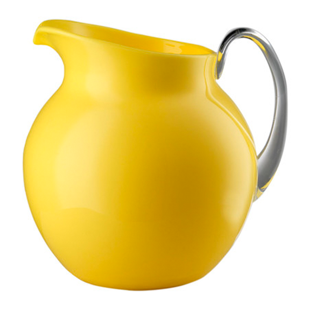 PALLA GLAZED PITCHER IN YELLOW – shopadesso